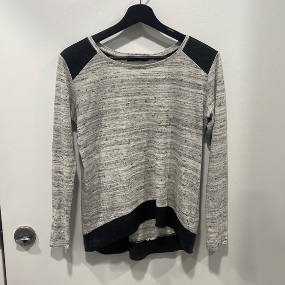 Generation Love | Sweaters | Generation Love Fuax Leather Shoulder ...